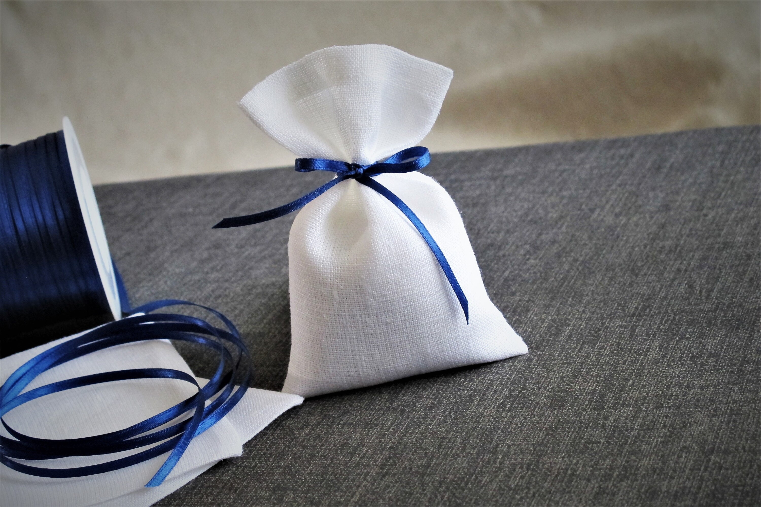 100 pcs Linen bags sachets 3x5'' small gift bags Candy | Etsy
