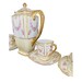 Vintage Nippon Hand Painted Teapot With 5 Cups and Saucers Beautiful ...