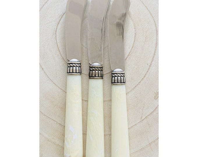 Bugatti for Vietri Italy Set of 3 Butter Knives Cheese Spreader - Etsy