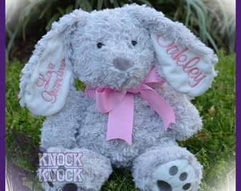 Personalized Easter Bunny Stuffed Animal First Easter Gift - Etsy