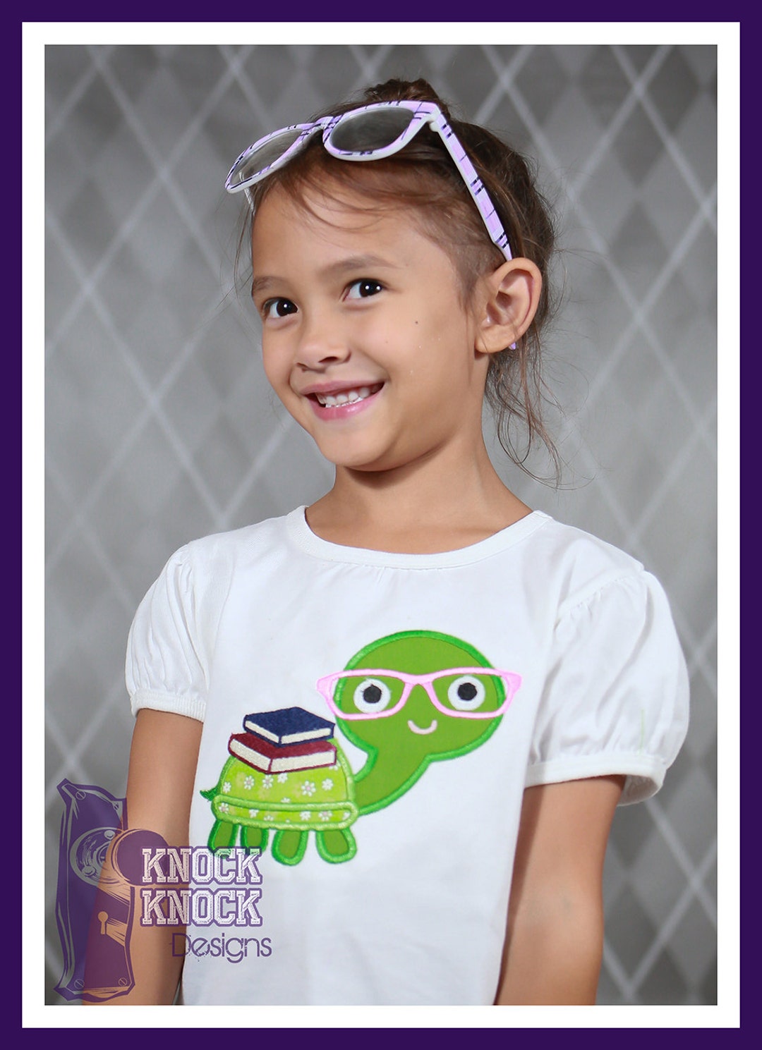 Camisa con apliques de tortuga inteligente / Camisa de regreso a la ...