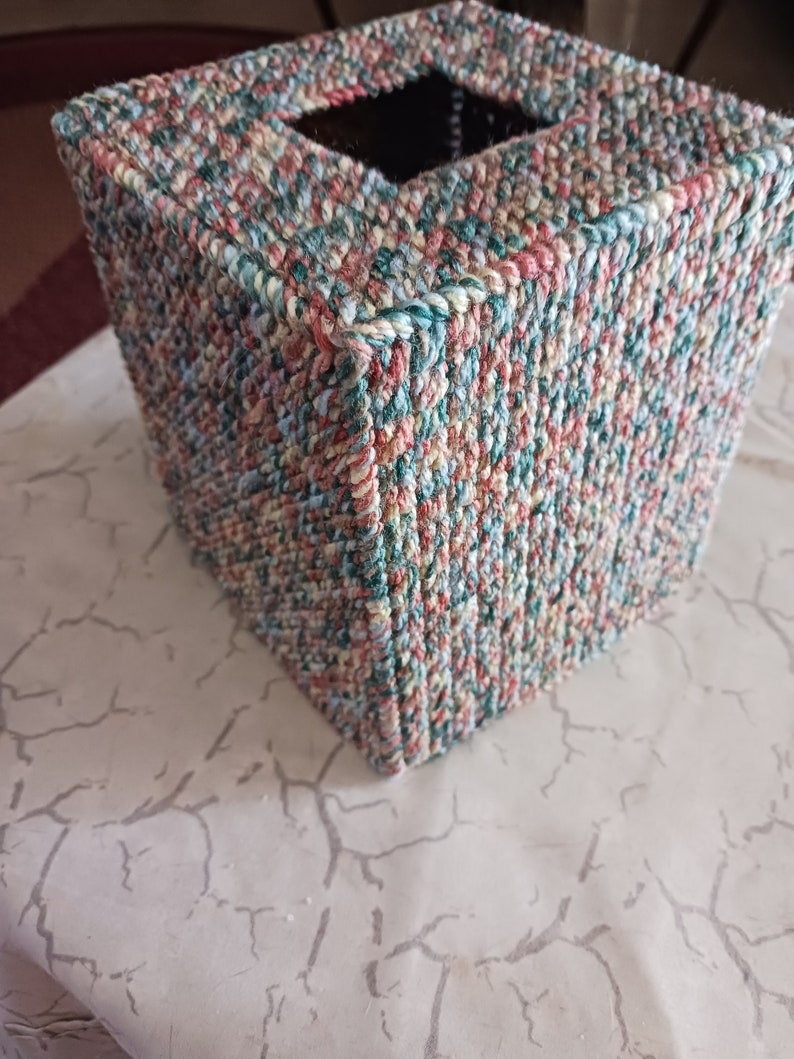 Needlepoint Tissue Box Cover New Handmade - Etsy