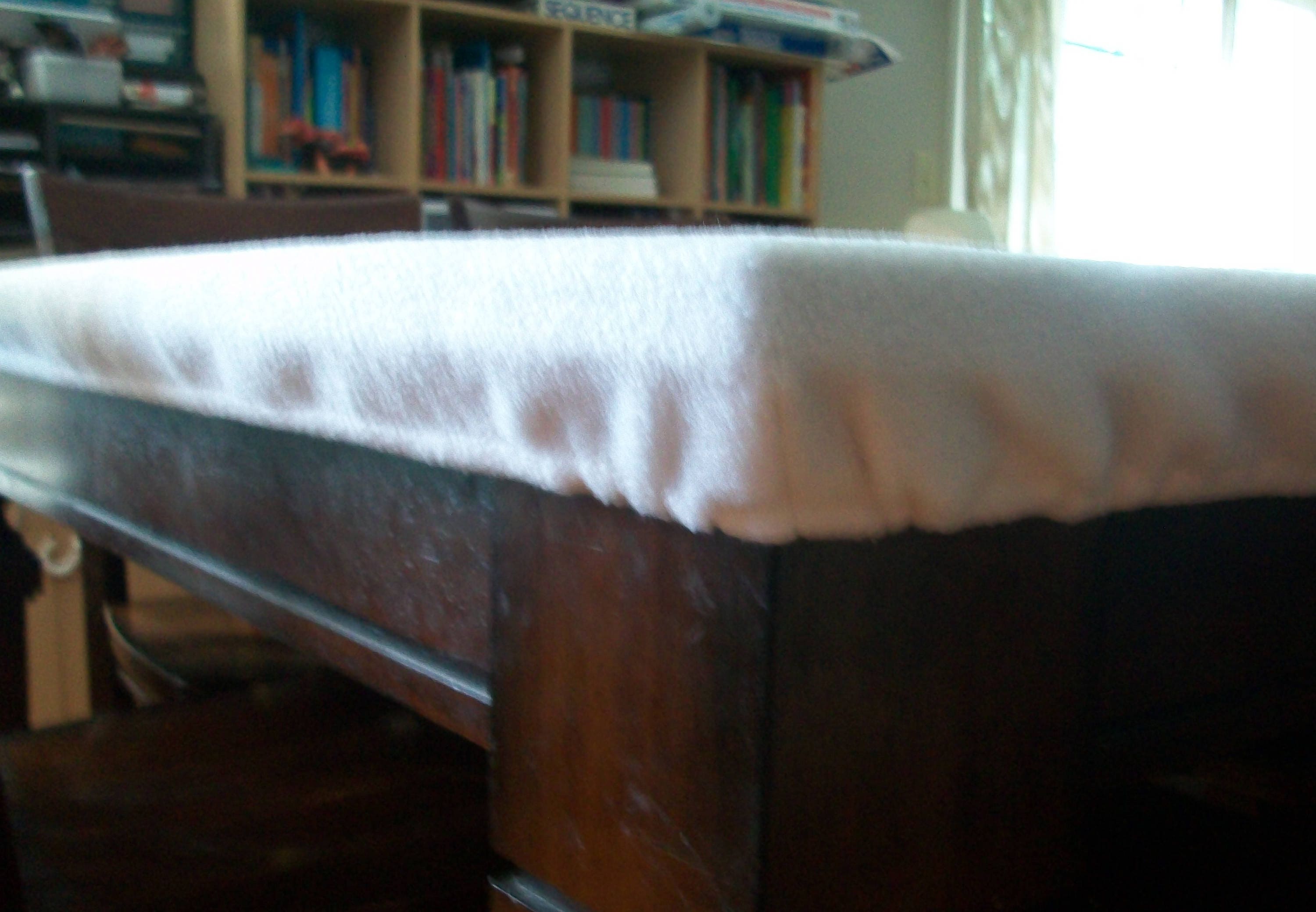 Fitted fleece cover for table up to 84 inches long and up to | Etsy