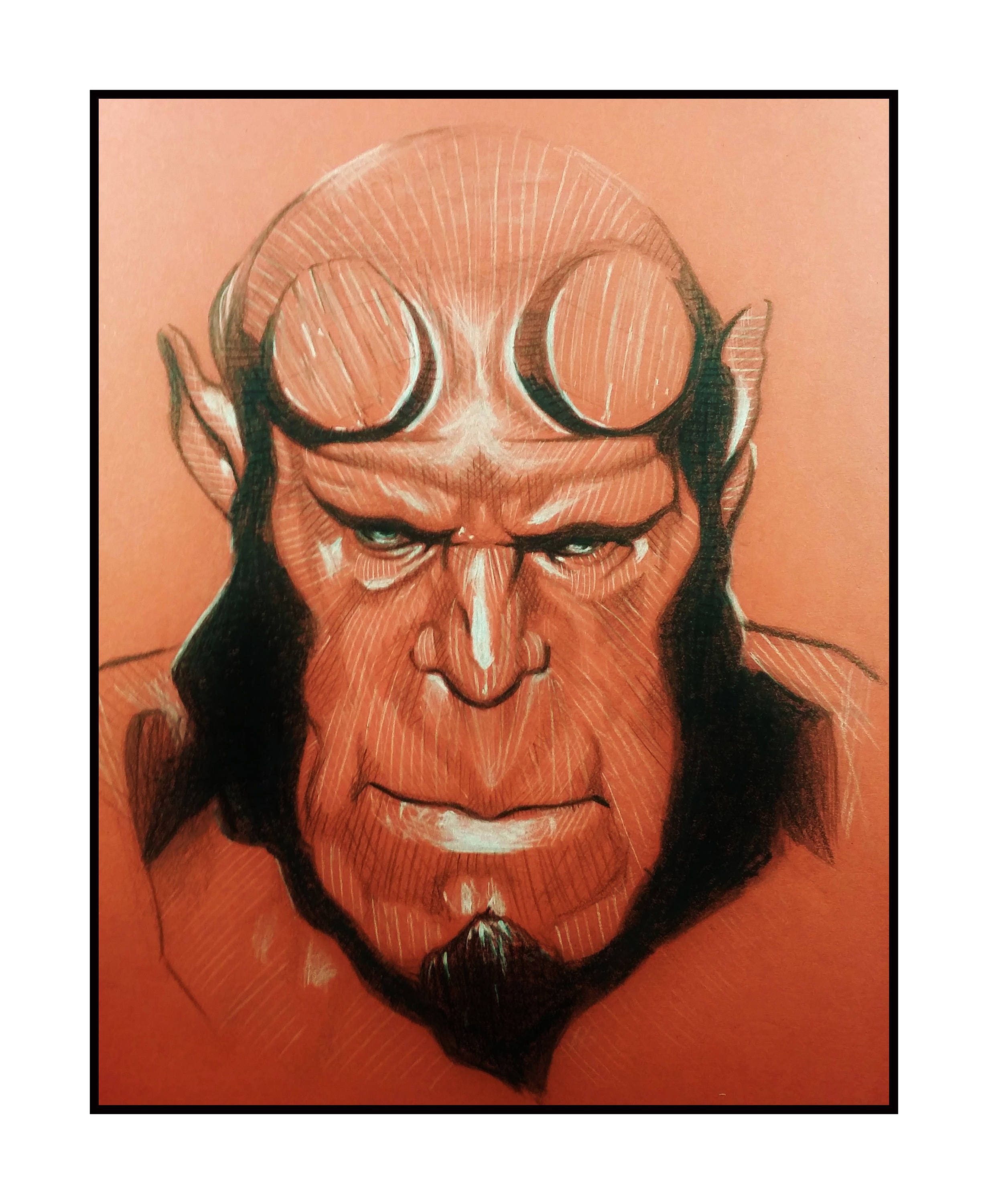 Hellboy Comic Art