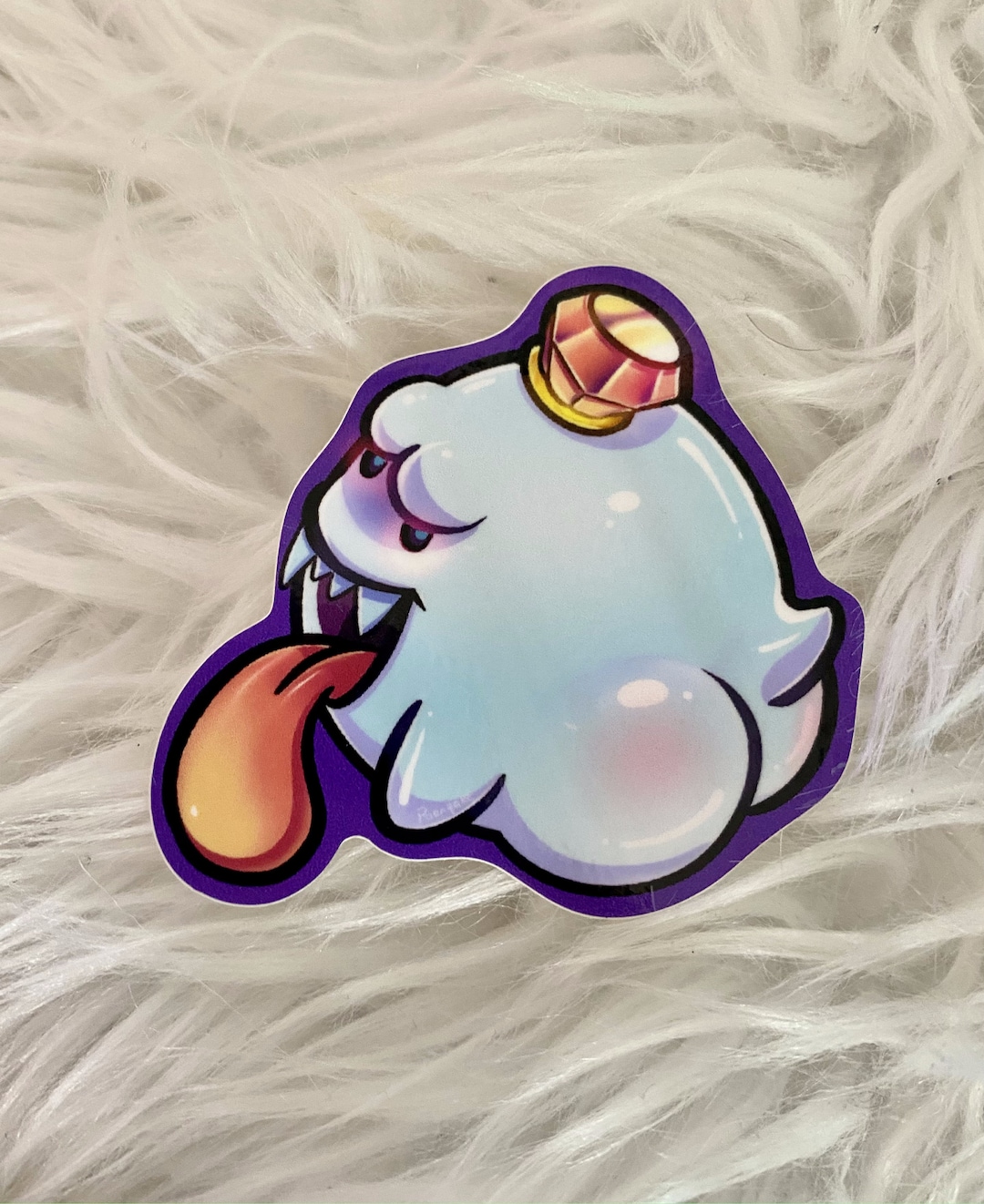 King Boo 2.5" Inch Glossy Vinyl Sticker - Etsy
