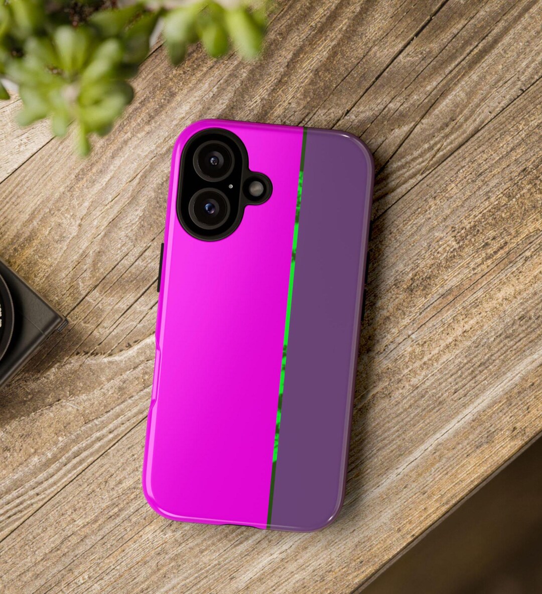 Tough Case, Neon Mondrian Striped Phone Cover, Abstract Geometric ...