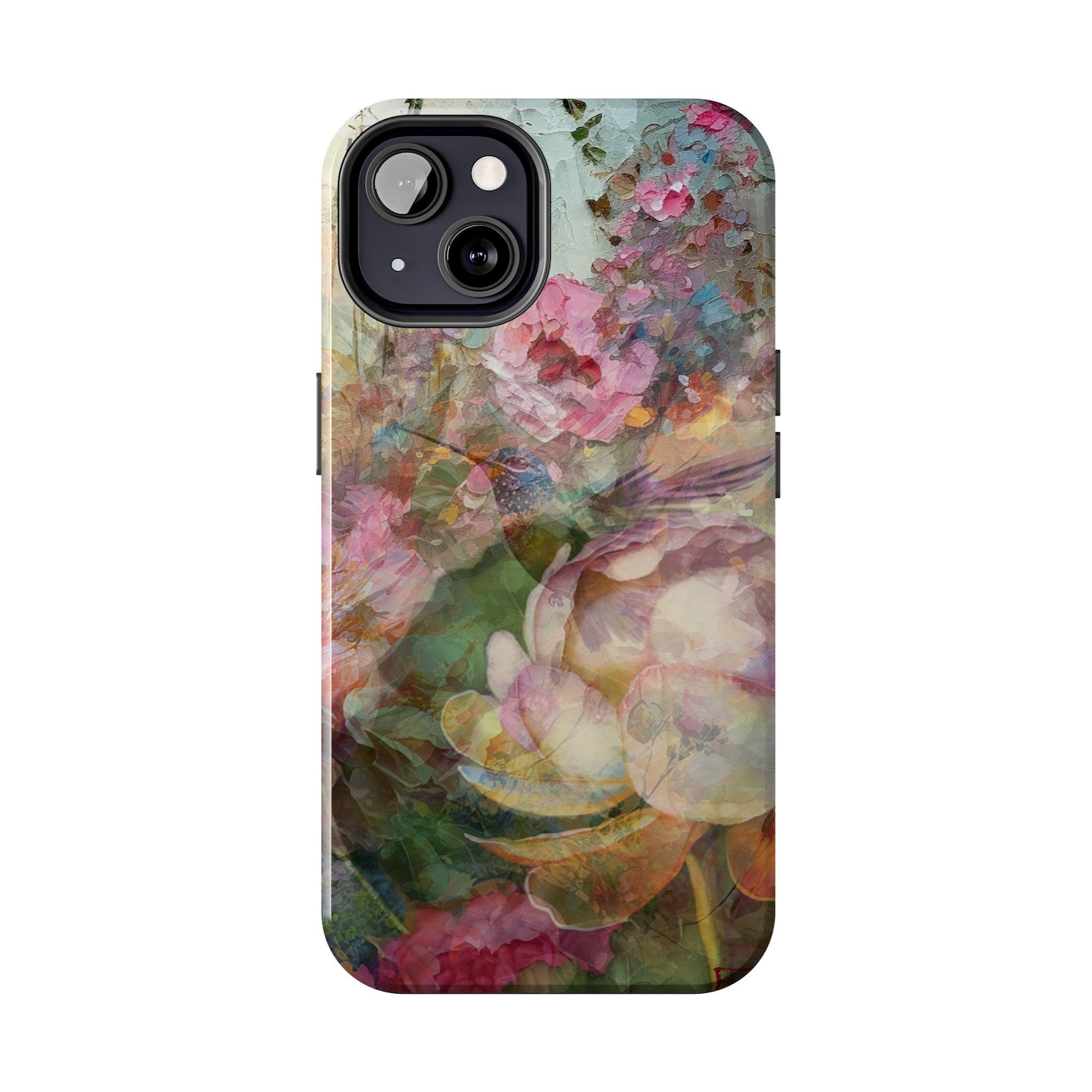 Floral Collage Tough Cell Phone Case - Strong Protective Cover for ...