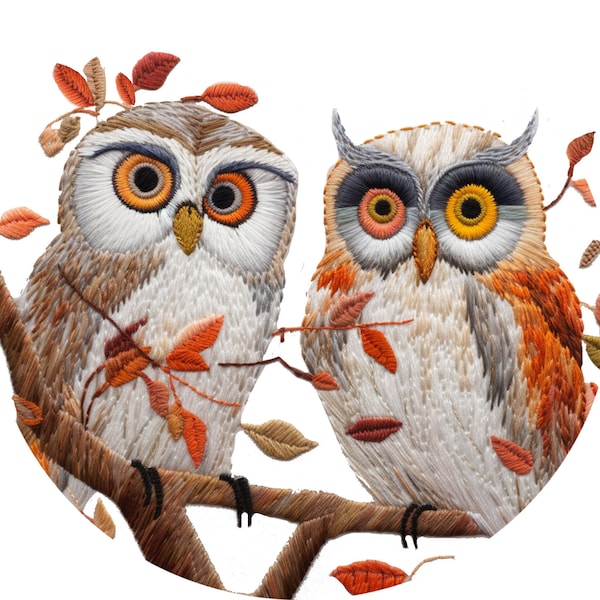 Owl Eyes Embroidery - Etsy