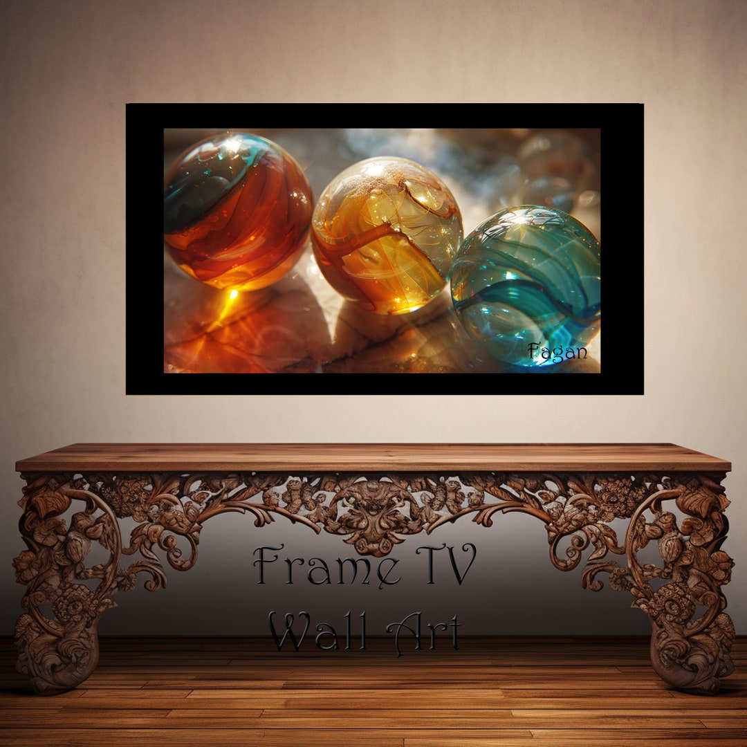 Marbles Digital Image for Frame Tvs and Wall Art, Children Nursery Toy ...