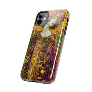 Klimt Inspire Woman, Tough Phone Cases, Artistic, Art Deco, Gift Idea ...