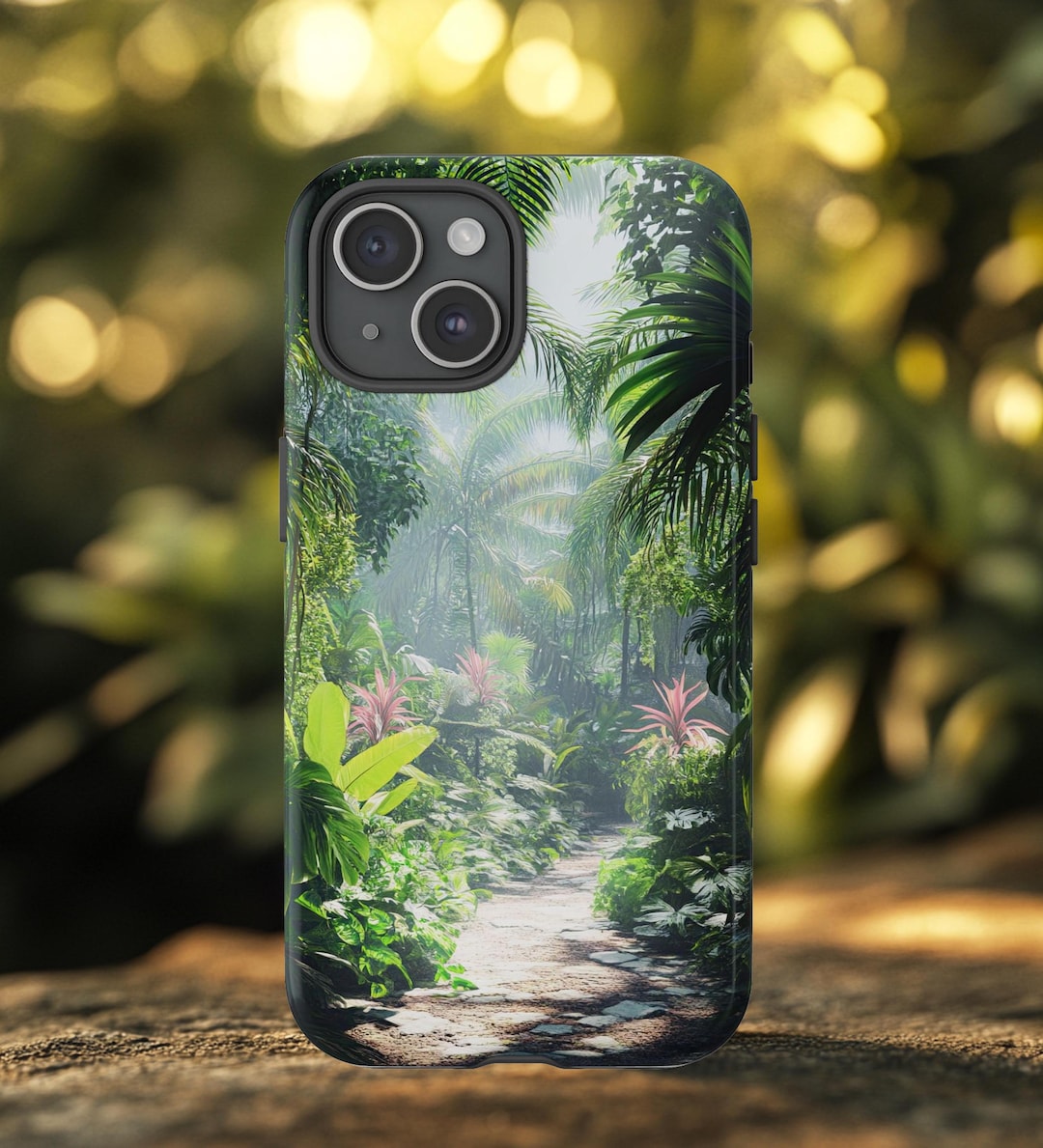 Tropical Jungle, Cellphone Case, Nature Lover Phone Cover, Lush Forest ...