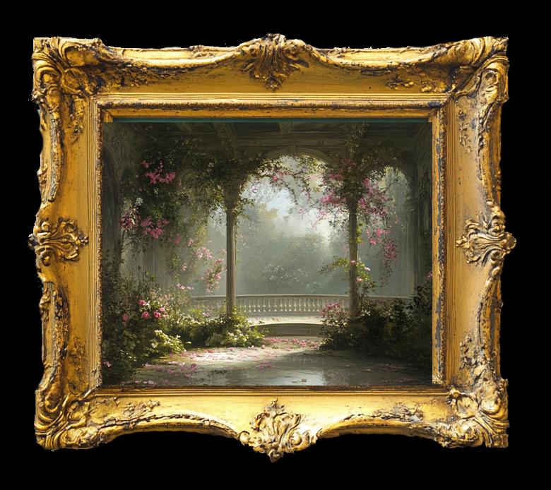 Digital Rococo Style Wall Art: Room Decor, Romantic Theme, Download ...