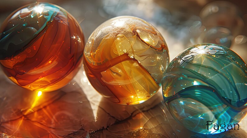 Marbles Digital Image for Frame Tvs and Wall Art, Children Nursery Toy ...