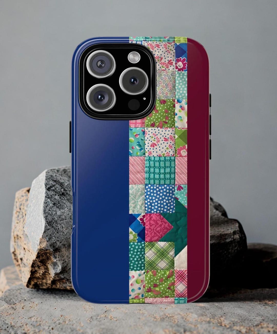 Striped Abstract Quilt Phone Case: iPhone & Samsung, Impact Resistant ...