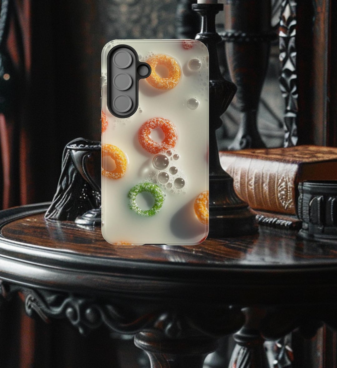 Phone Cases, Fruity Cereal Design for iPhone Pixel Samsung, Breakfast ...