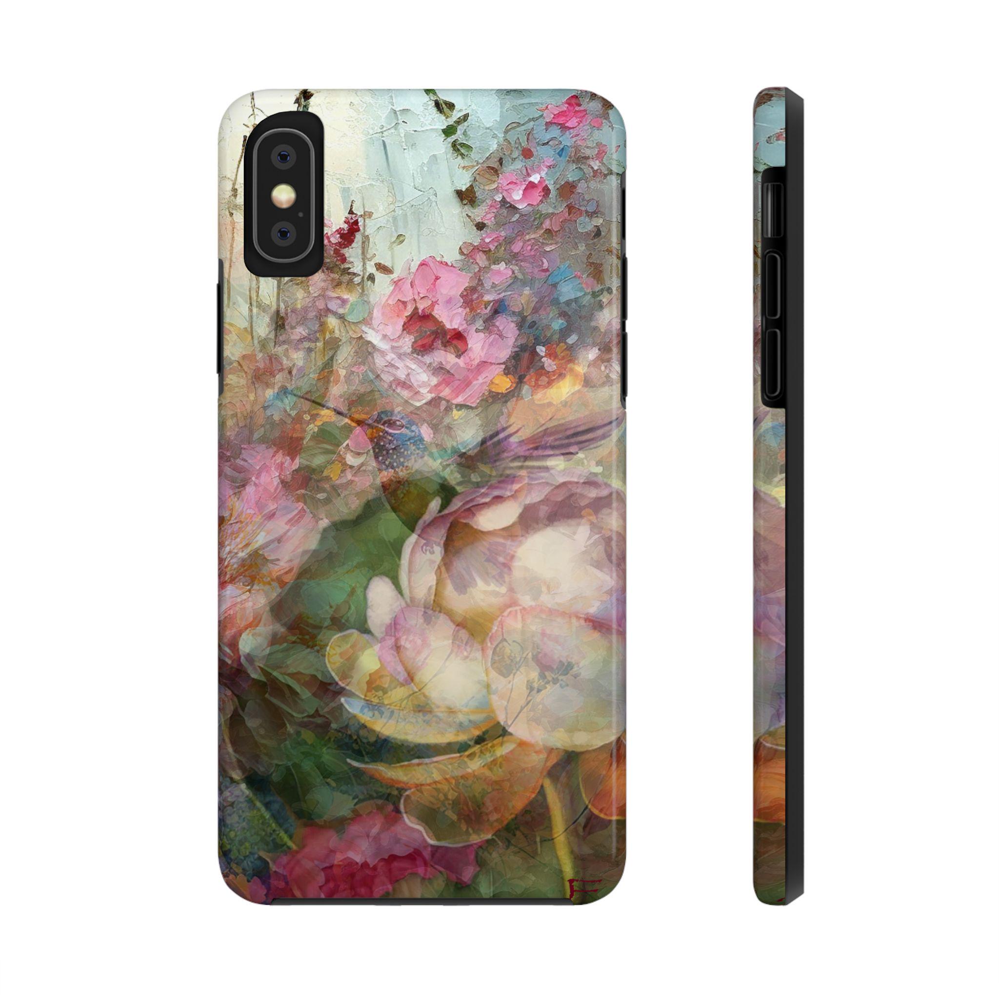 Floral Collage Tough Cell Phone Case - Strong Protective Cover for ...