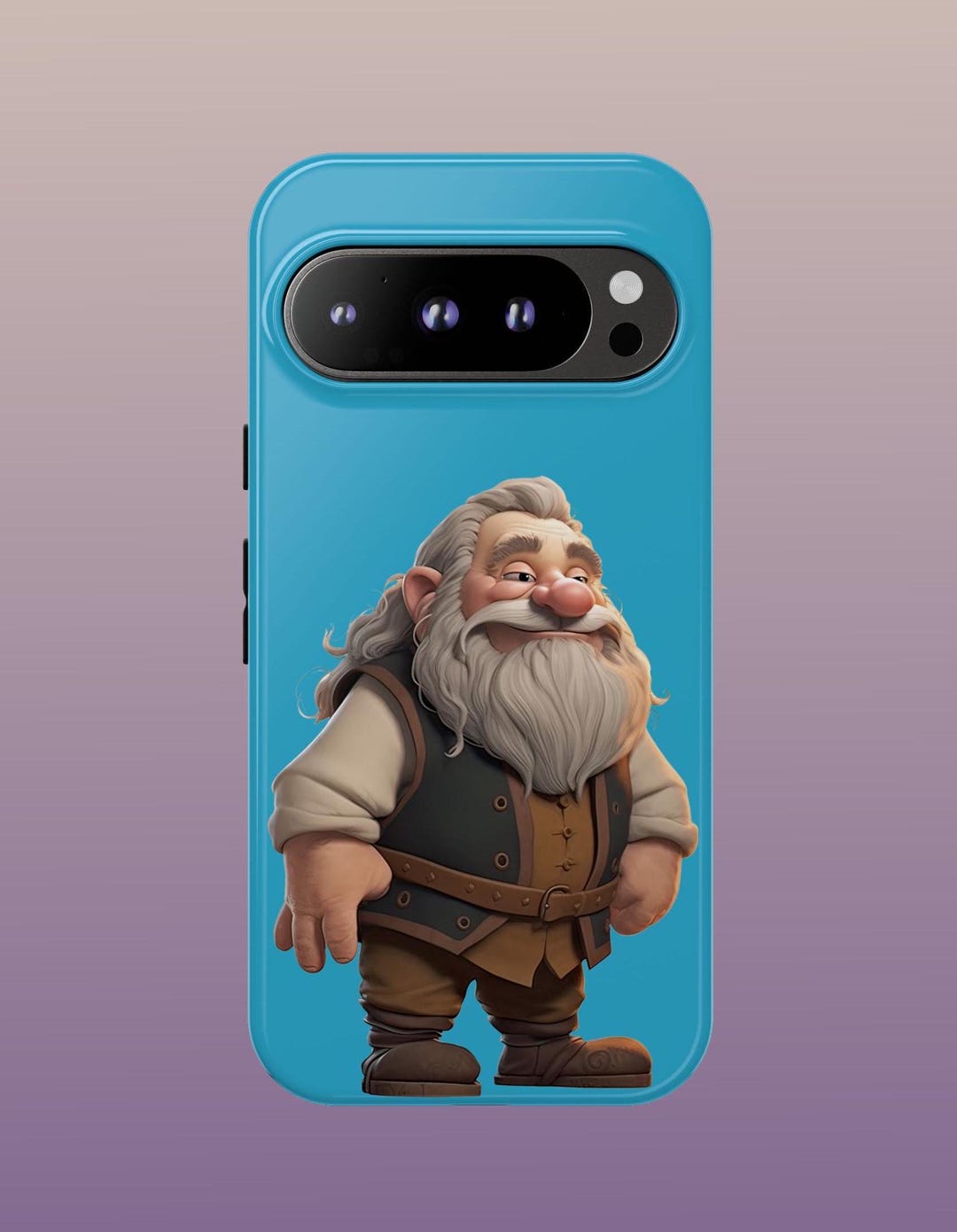 Fantasy Character Phone Case, Tough Cases for Gamers, Cute Dwarf Design ...