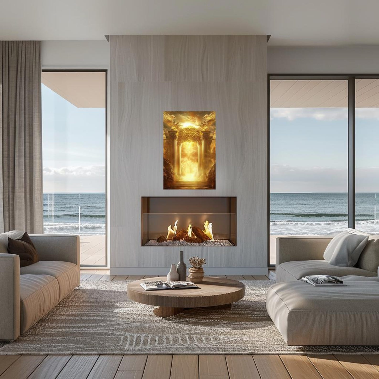 Digital Image, Christian Art Design, Winged Angel, Heavengate, Gift ...