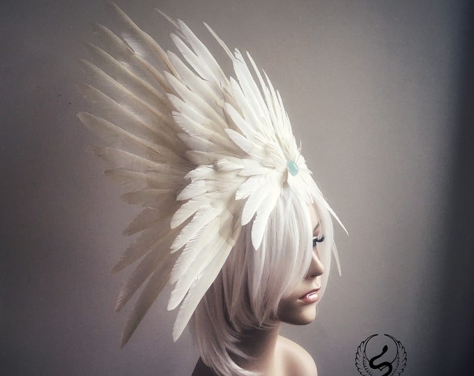 Seraphim Headdress Angel Wings Costume Cosplay Fantasy Etsy