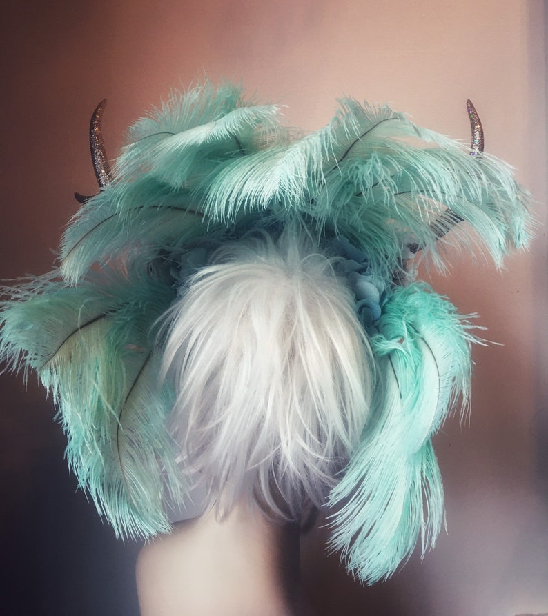 Sparkle Feathers Stag Headdress, Nature, Fantasy, Crown, Cosplay ...
