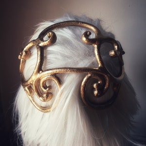 Gold Filigree Circlet, Fantasy Costume Bridal Wedding, Crown, Cosplay ...