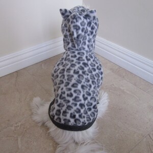 Dog Clothing - Snow Leopard Hoodie - Pet Costume - Etsy