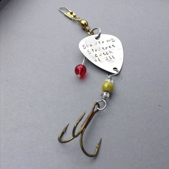 Custom Fishing Lure Personalized Fishing Hook Fisher Gift - Etsy