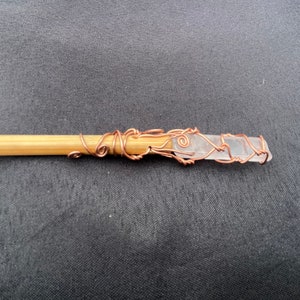 Crystal Wand, Handmade Wand, Magic Crystal Wand, Wicca Wand, Crystal ...