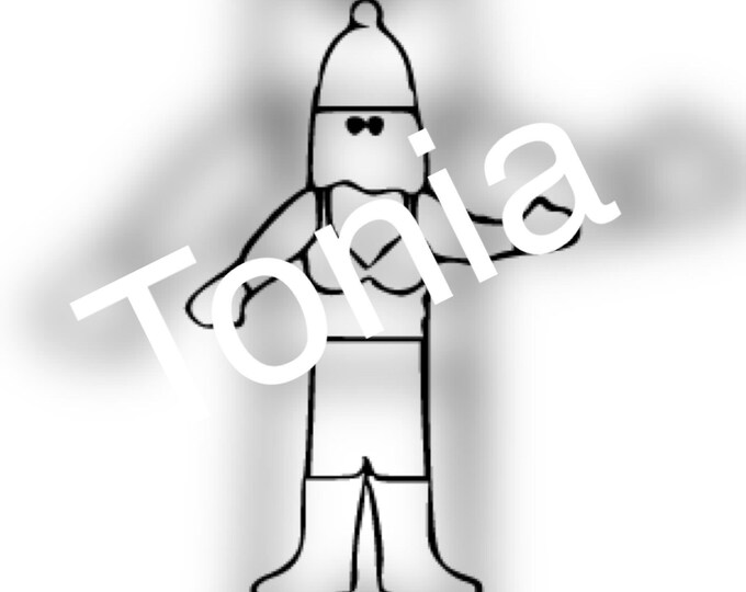 Traditional Newfoundland Mummer SVG Digital Download - Etsy