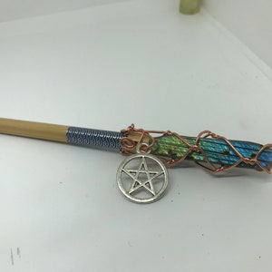 Crystal Wand Handmade Wand Magic Crystal Wand Wicca Wand - Etsy