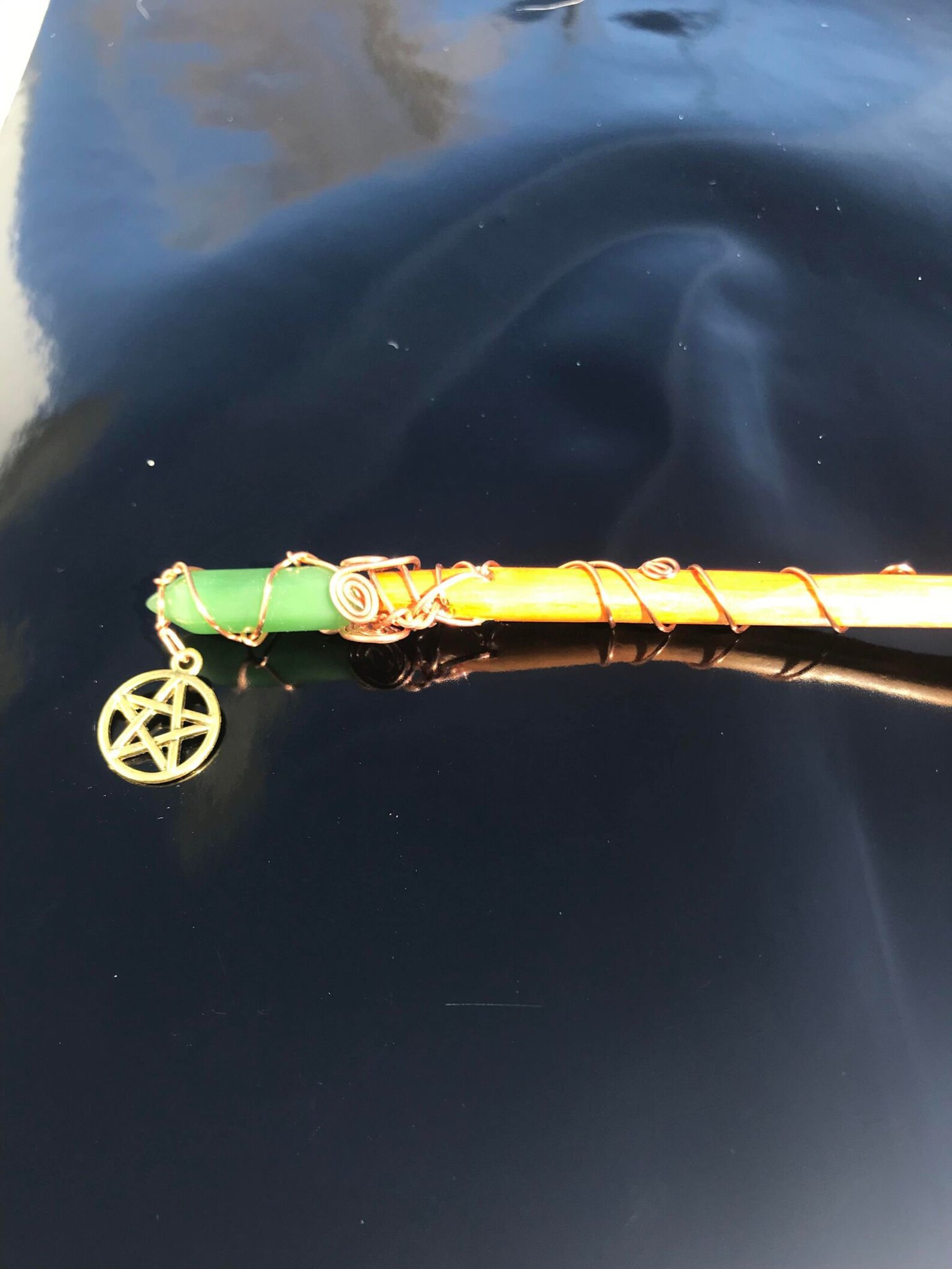 Crystal Wand Handmade Wand Magic Crystal Wand Wicca Wand - Etsy