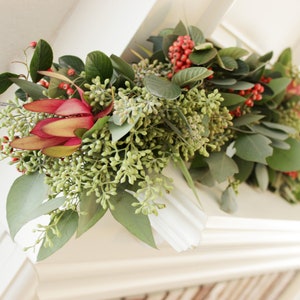 Handmade Fresh Premium Winter Garland – for Wedding, Home Decor ...