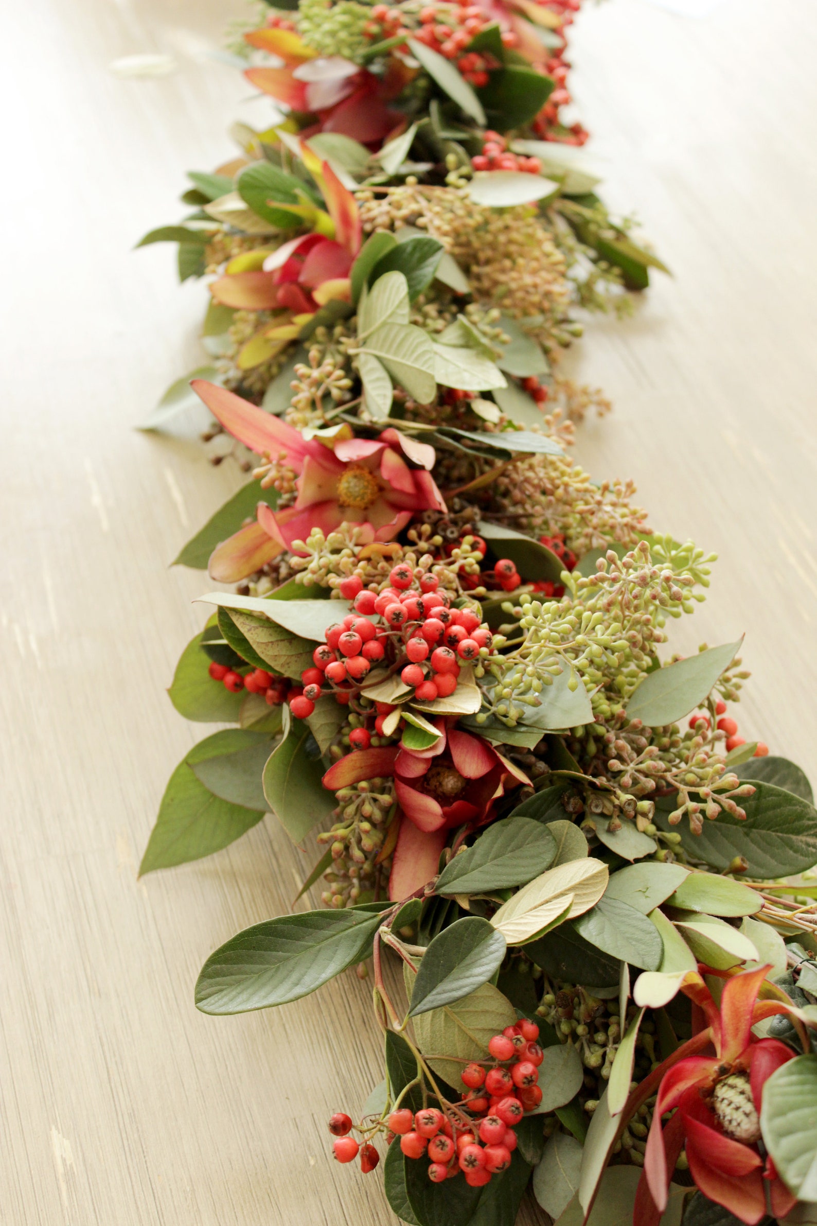Handmade Fresh Premium Winter Garland for Wedding Home - Etsy