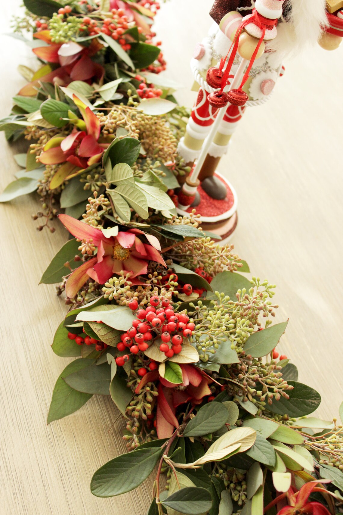Handmade Fresh Premium Winter Garland for Wedding Home - Etsy