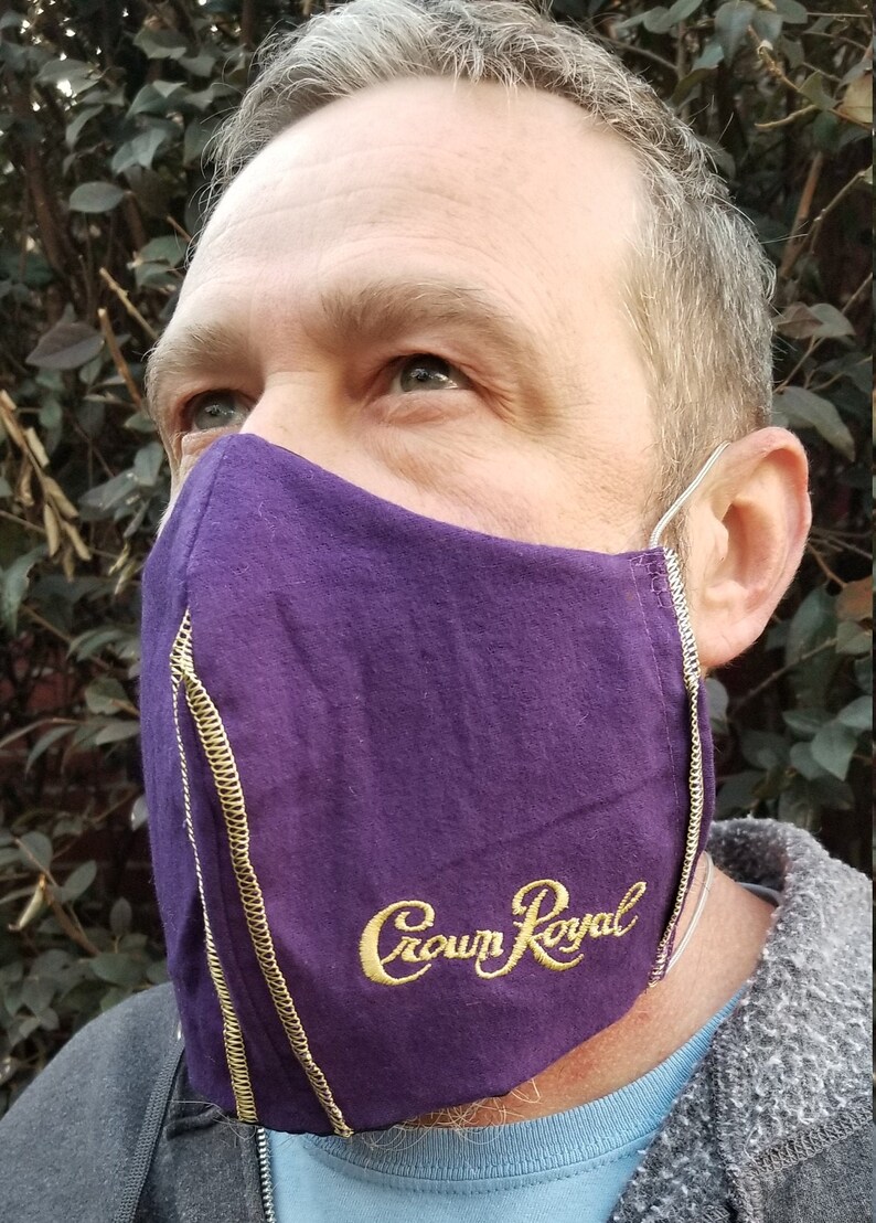 Mask for the Bearded Man Crown Royal Bag | Etsy