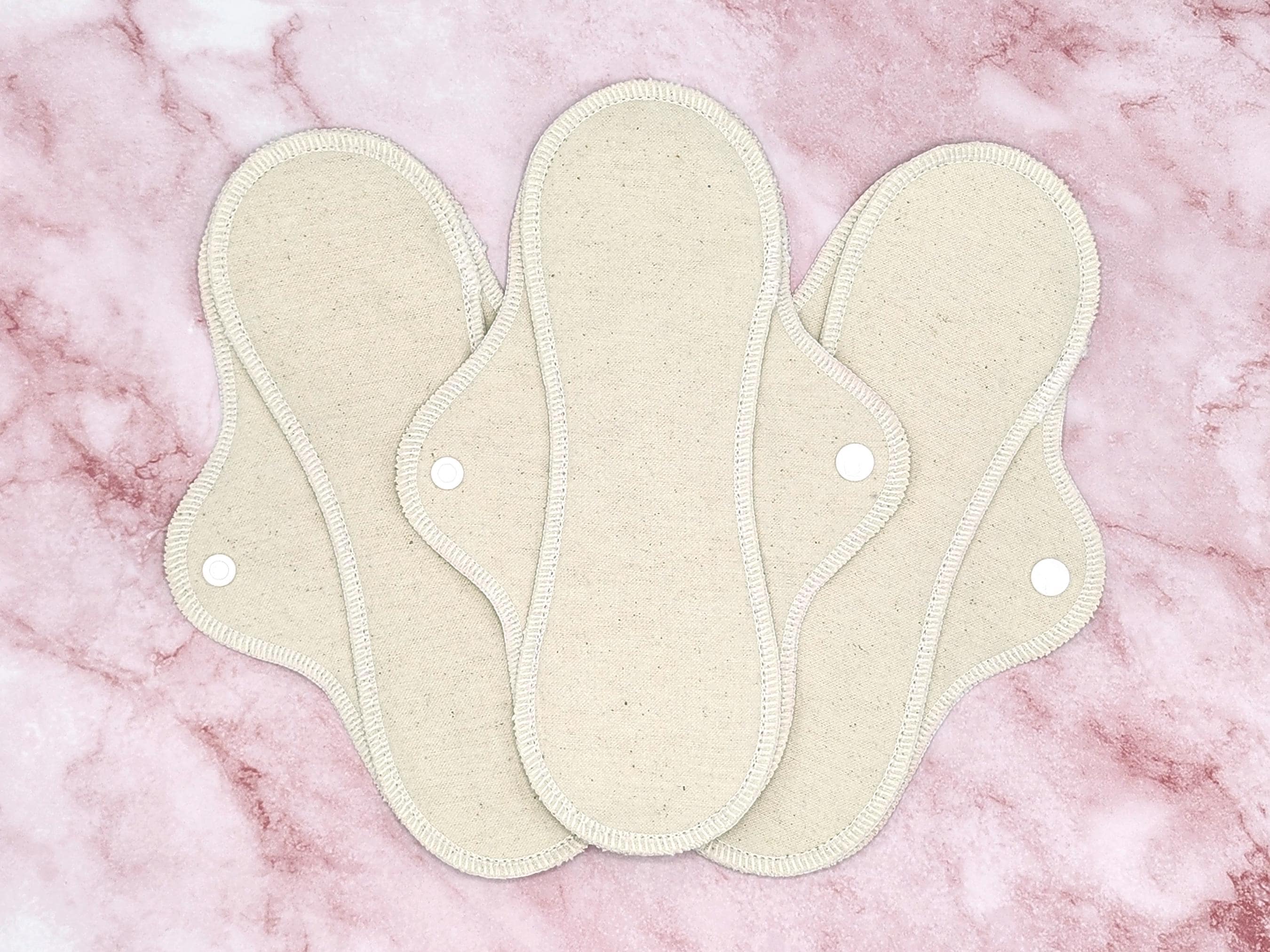 Unbleached organic cotton sanitary pads store