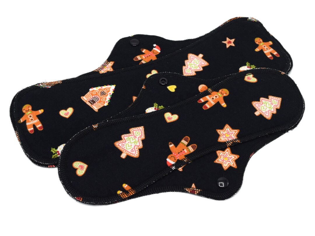 Reusable Menstrual Cloth Pad Leakproof Cotton Flannel Period - Etsy