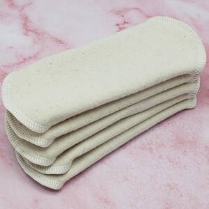 Organic Cloth Panty Liners, Super Soft and Thin Unbleached Cotton ...