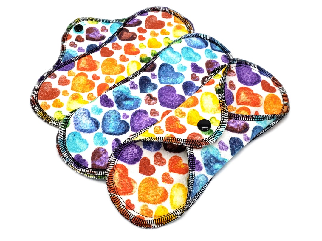 Leakproof Reusable Cloth Panty Liners Super Soft Cotton Flannel Pads ...