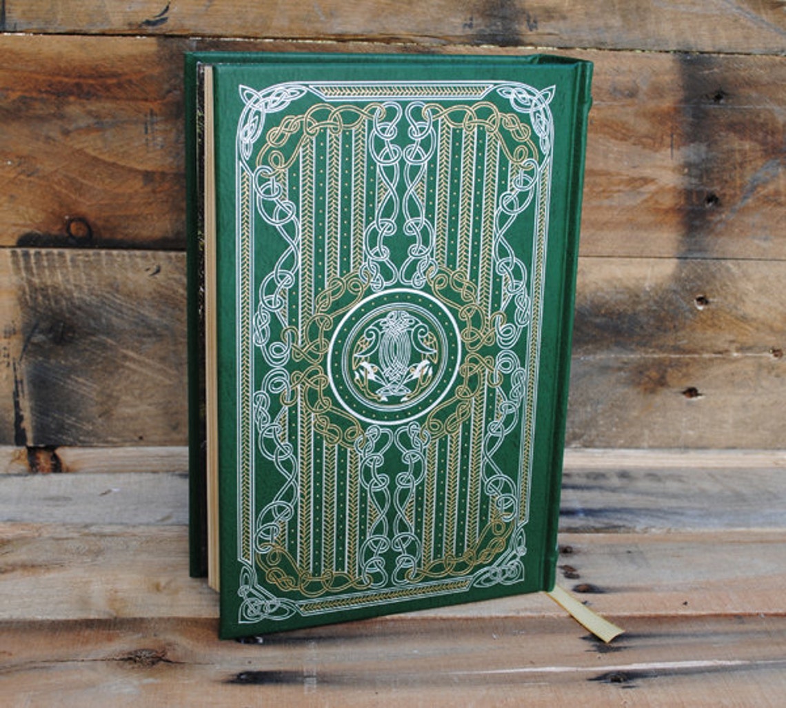 Hollow Book Safe Irish Fairy and Folk Tales Green Leather | Etsy