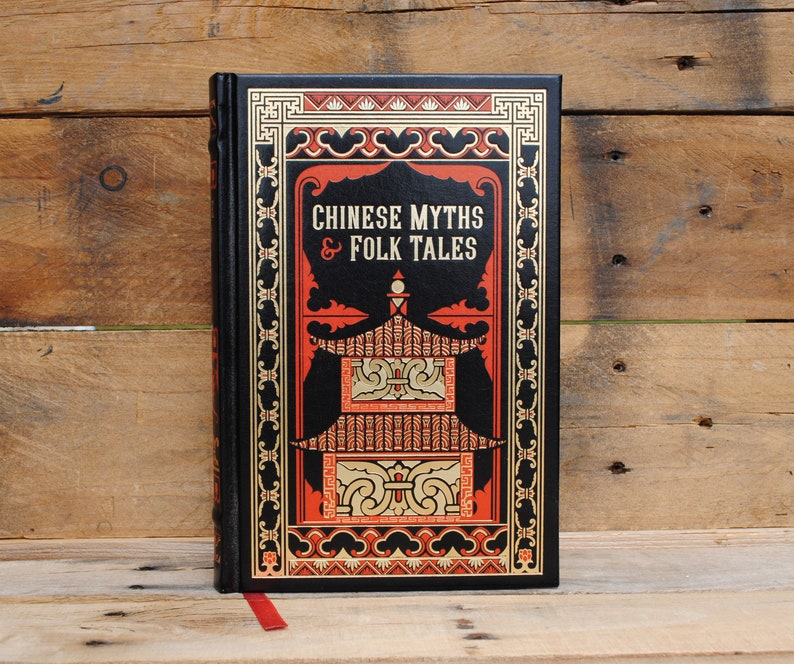 Book Safe Chinese Myths And Folk Tales Leather Bound Etsy