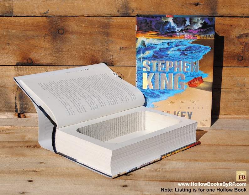 Hollow Book Safe - Stephen King - Duma Key - Hollow Secret Book - Etsy