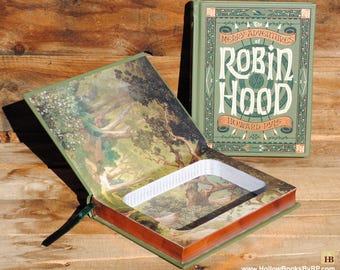 Red Hollow Book Safe | Book Safe | Hollowed Out Book | Book Box ...