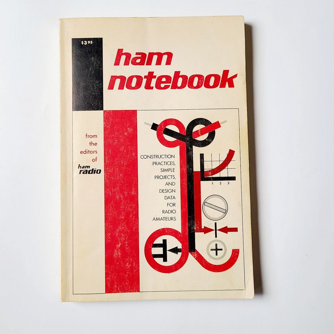 Ham Notebook Softcover. Collectible First Printing, 1973. Amateur Ham Radio. UHF. Vintage ...
