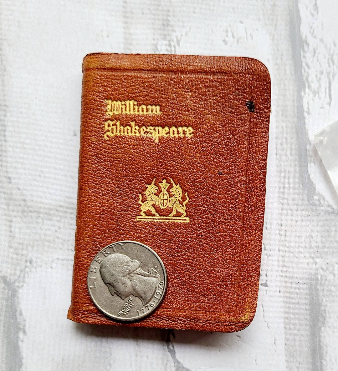 Miniature Shakespeare "merry Wives of Windsor." Knickerbocker Leather ...