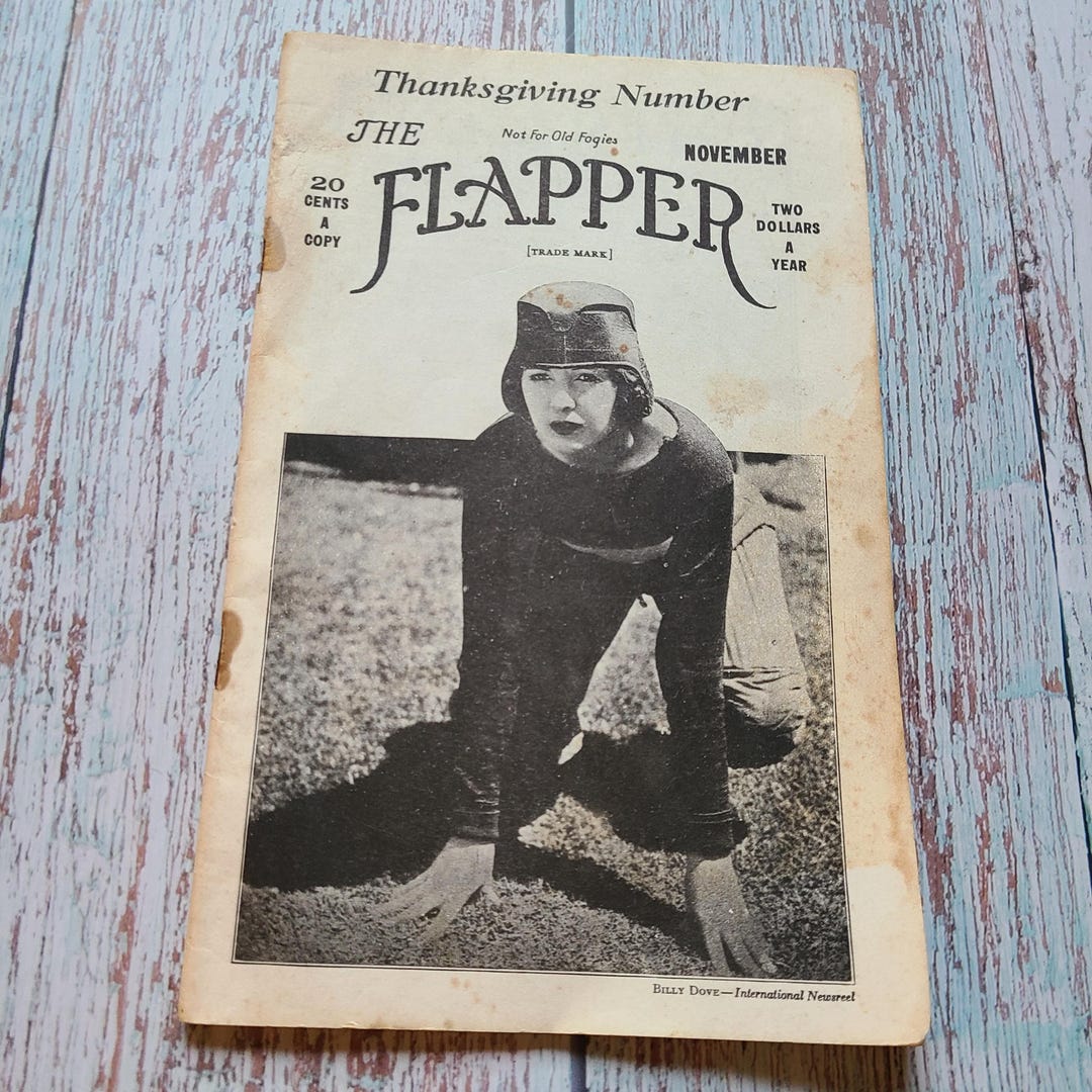 The Flapper Magazine. November 1922 Thanksgiving Issue. 1920s Fashion ...