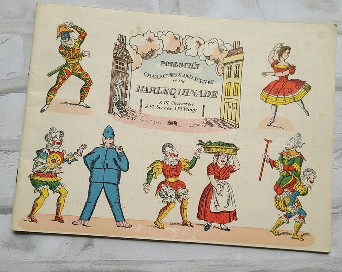 Pollock's Characters and Scenes in the Harlequinade. 1972 Illustrated ...