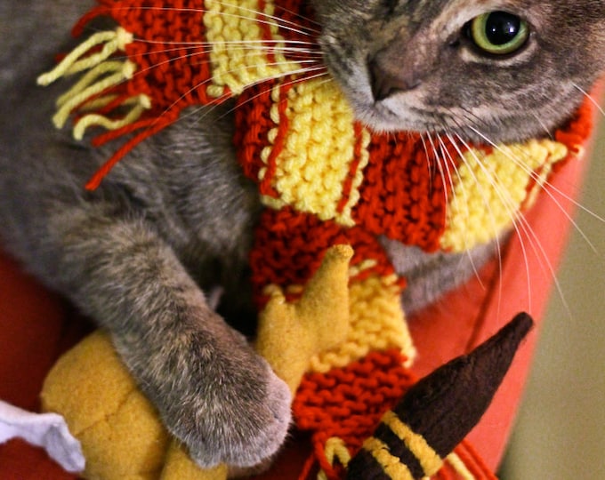 Harry Potter Inspired Catnip Toys and Cat Costume Playset - 7 Piece - Etsy