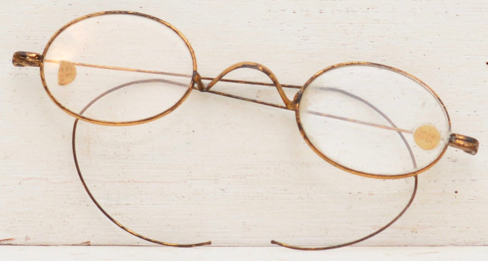 Antique Oval Eyeglasses Frames Wire Arms Usa Handmade Etsy