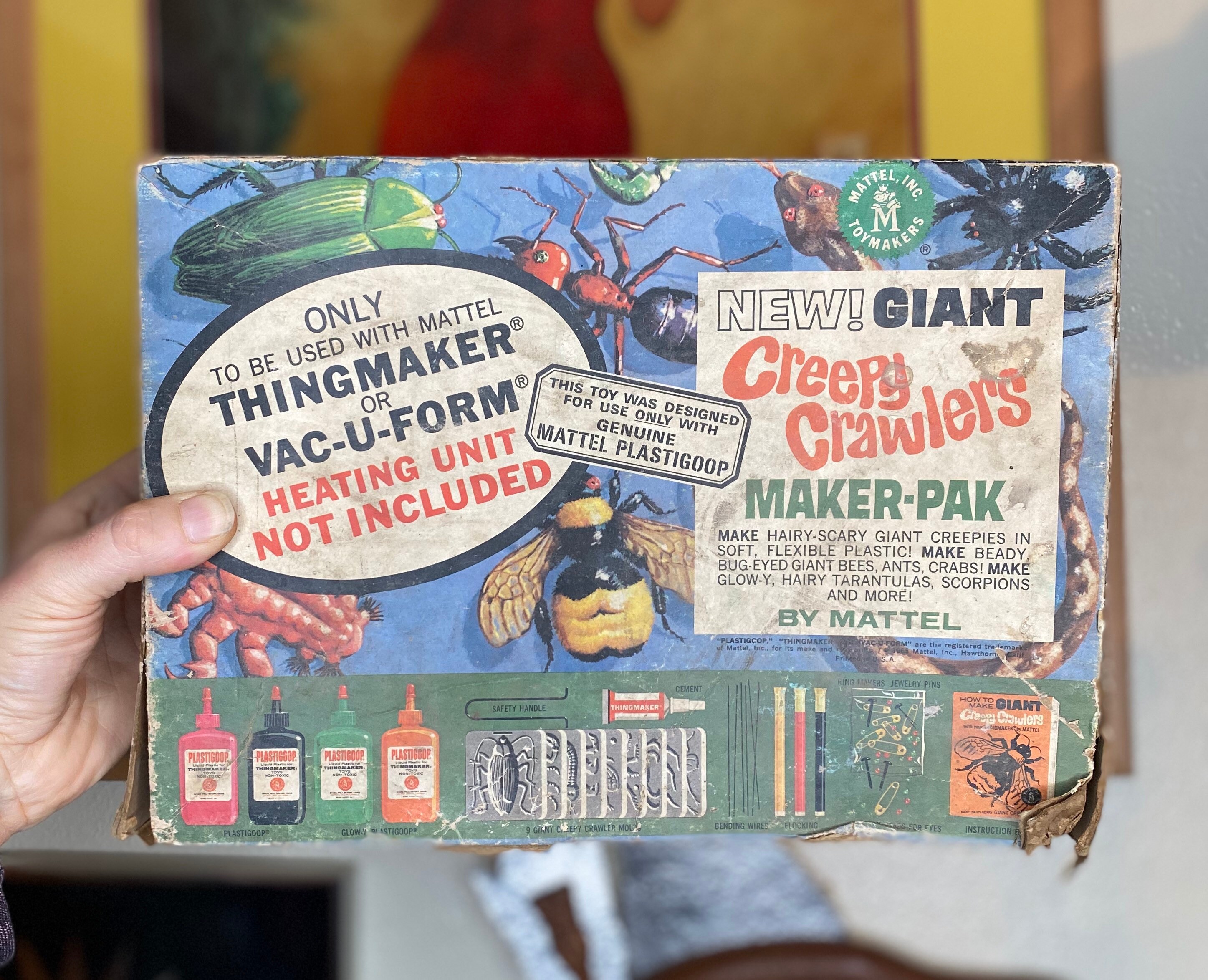 1964 Giant Creepy Crawlers Maker-pak Plus Extras 10 Animals 13 Total ...